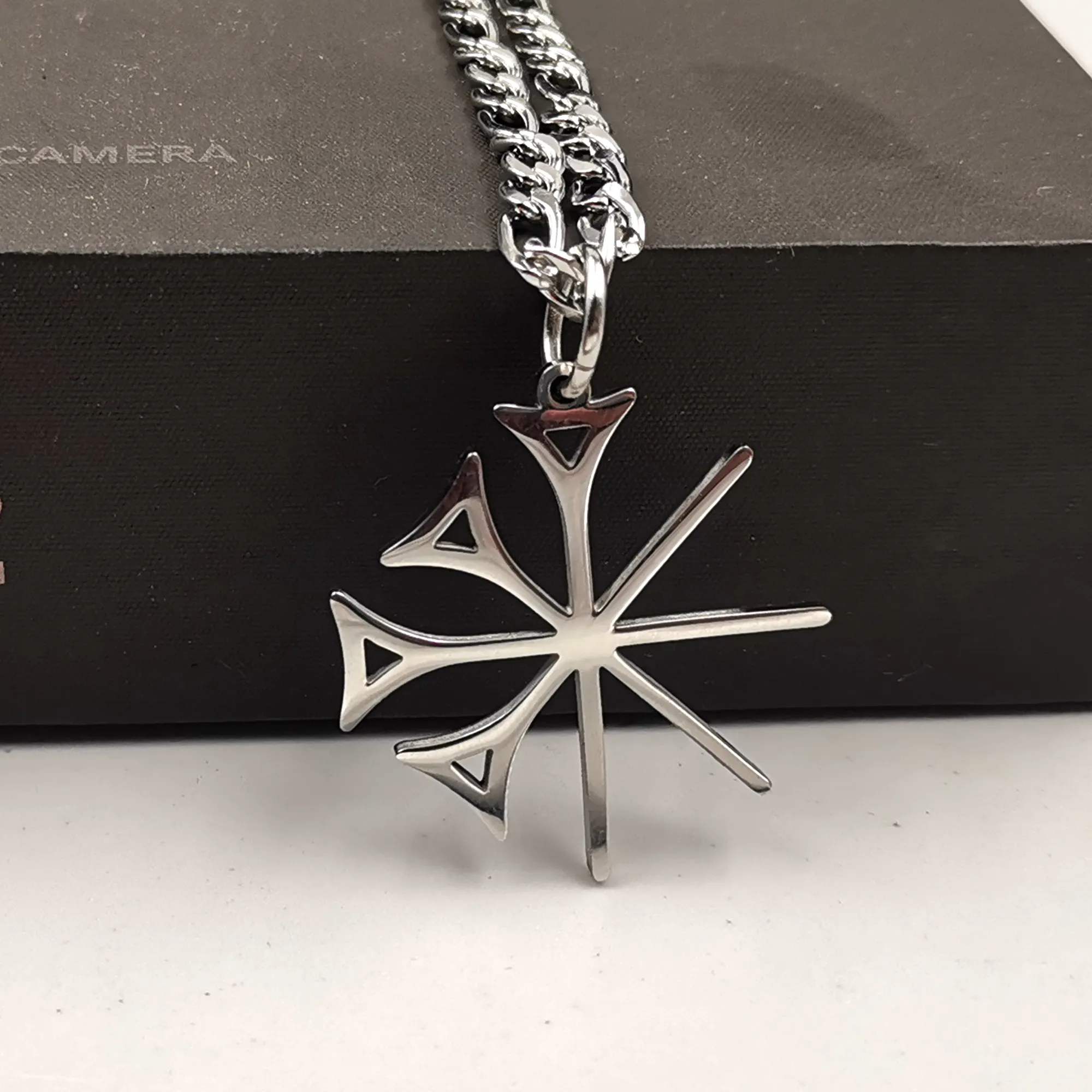 NK Greek Alphabet Necklace Silver Sumerian Dingir... From Charmspendant ...