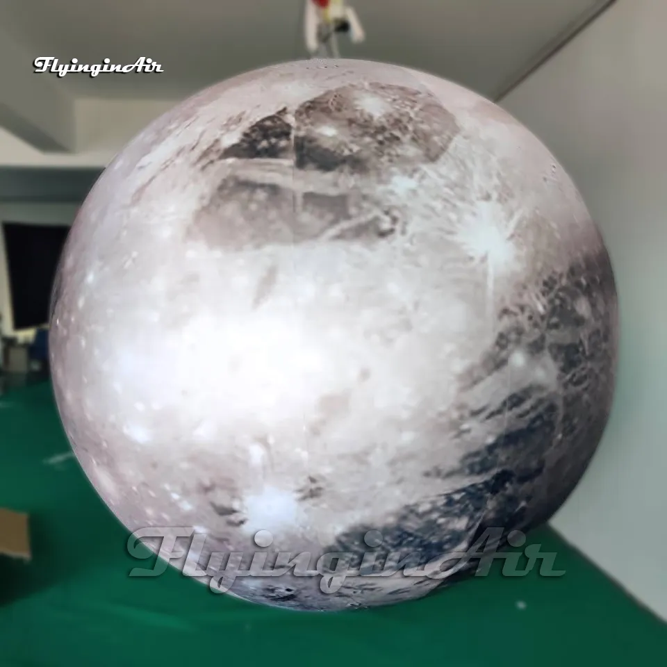 Hanging Inflatable Solar System Pluto Planet LED Balloon Personalized ...