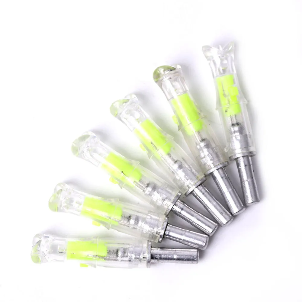 LED Lighted Arrow Nocks, Glowing Arrow Tail For 7.6/6.2/5.3/4.2mm Arrow ...