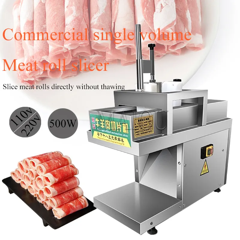 Automatic Lamb Slicer Commercial Meat Slicer Lamb Roll Machine Frozen ...