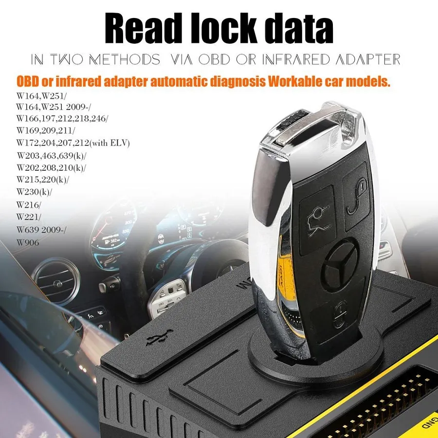 Xhorse VVDI MB BGA Tool Benz Key Programmer With BGA Calculator For 2024 Models From Jammers007 ...