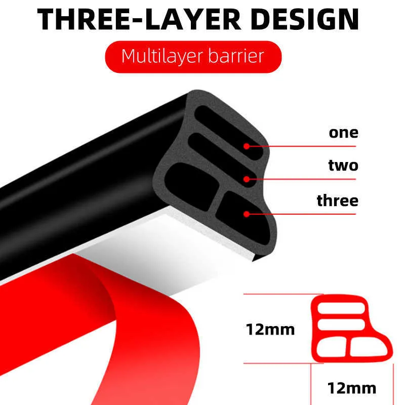 AutoSeal 3 Layer Seal Stickers For Cars Soundproof, Dustproof ...