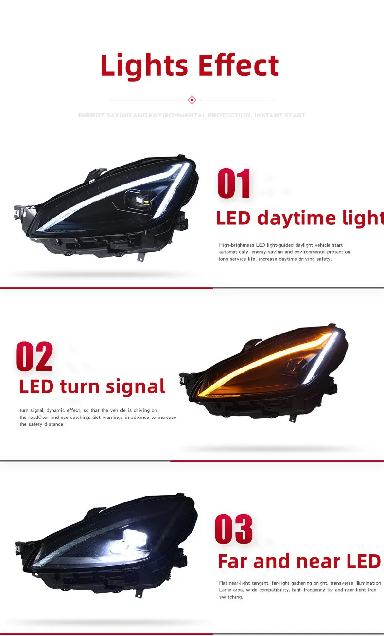 Toyota GR86 & Subaru BRZ LED Headlights All LED Daytime Running Lights ...