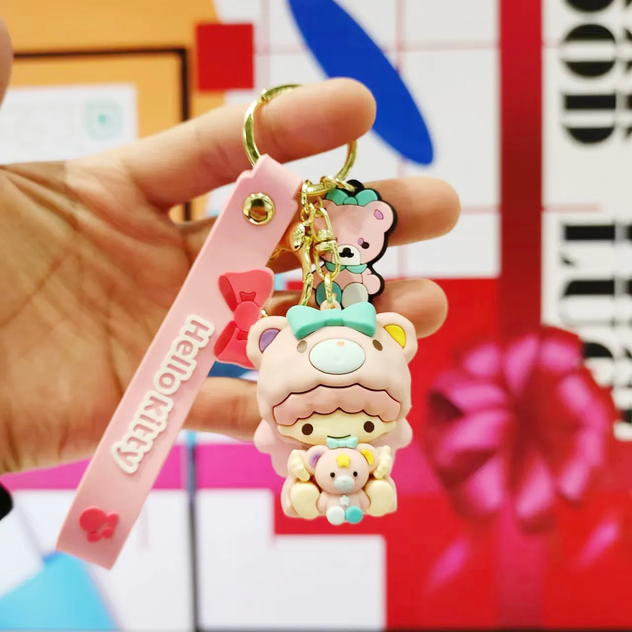 Sanli Ou Hugging Little Buddy Keychain With Kuromi Gemini Pullip Doll ...