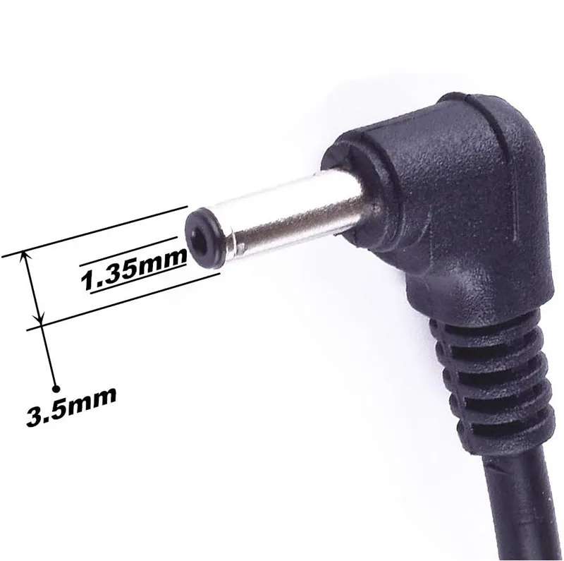 1m 5V DC Power Cord - USB to 3.5mm x 1.35mm Right Angle Barrel Jack ...
