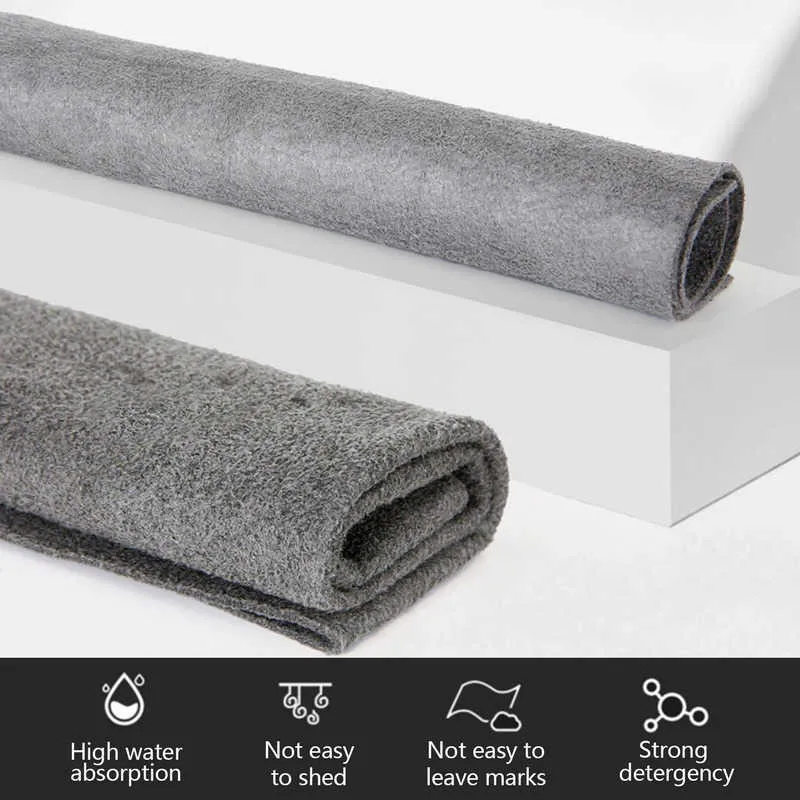 Magic Microfiber Cleaning Cloths 5-Pack - Thickened, Reusable, All ...