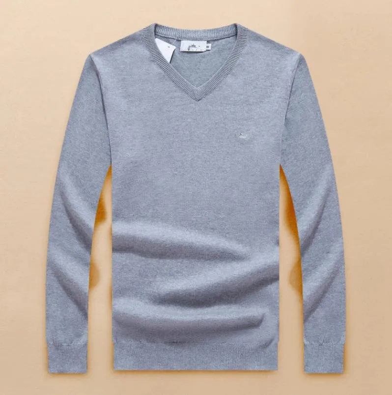 Men's V Neck Cable Knit Sweater Solid Color Wool Jumper Pullover For ...