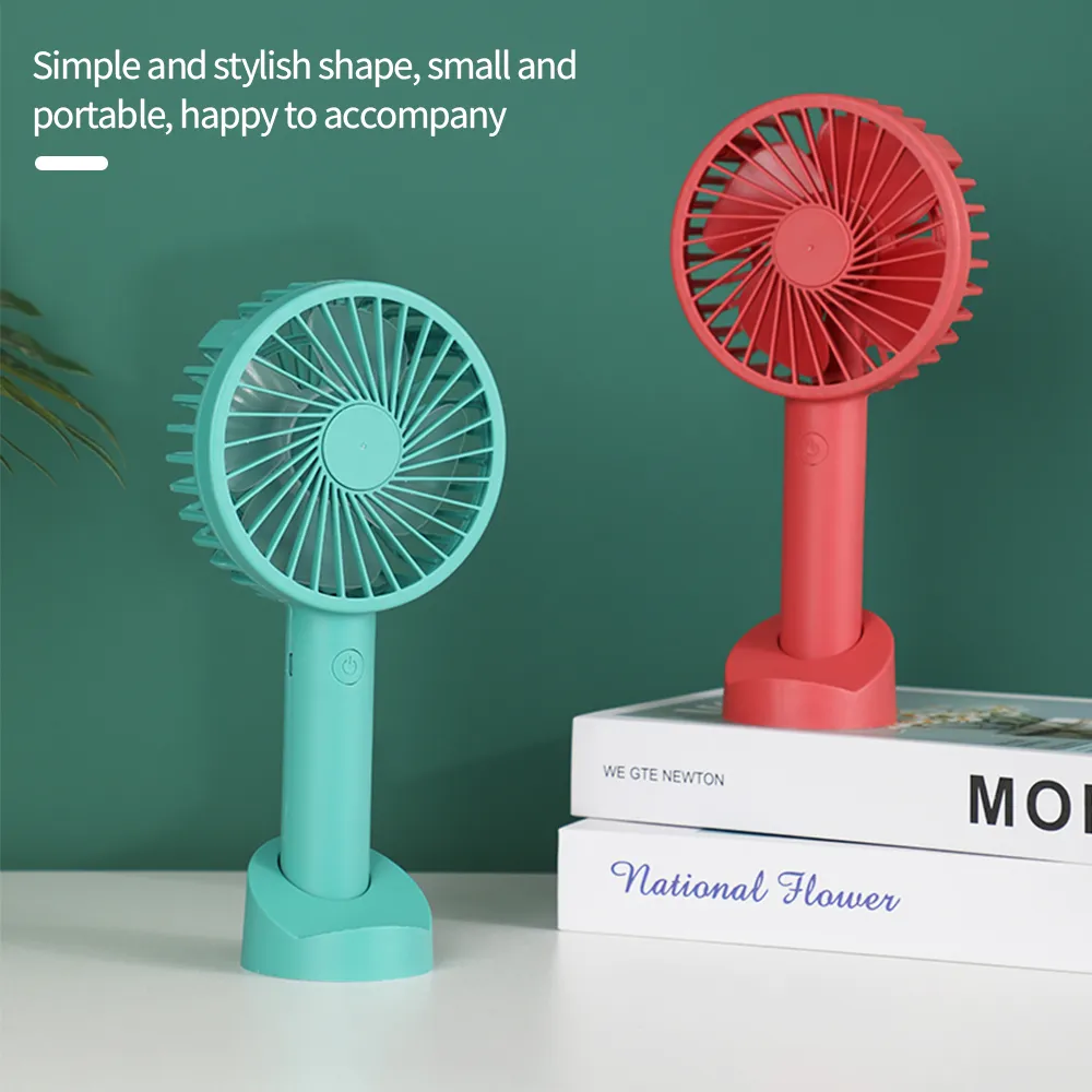 Portable Mini Fan USB Rechargeable Handheld Personal Fan For Travel ...