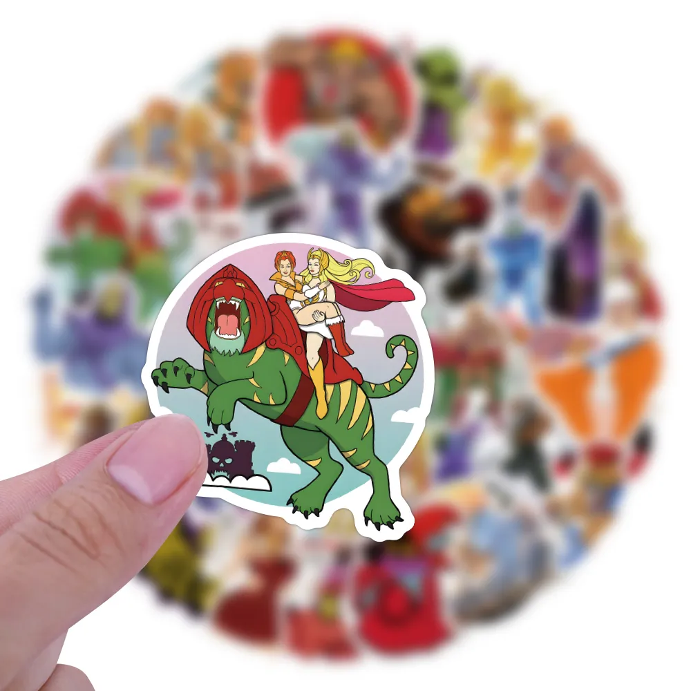 He Man Cartoon Characters Printable Stickers Thundercats & Luagage ...