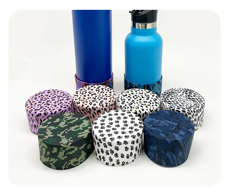 Customized 40oz Bottle Silicone Bumper Boot Floral Pattern Heat ...