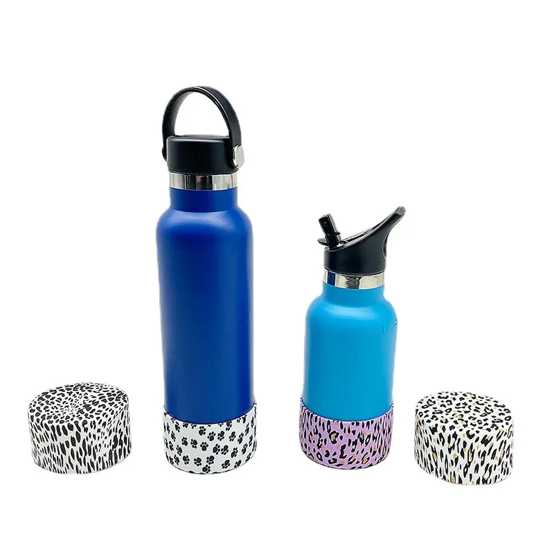 Customized 40oz Bottle Silicone Bumper Boot Floral Pattern Heat ...