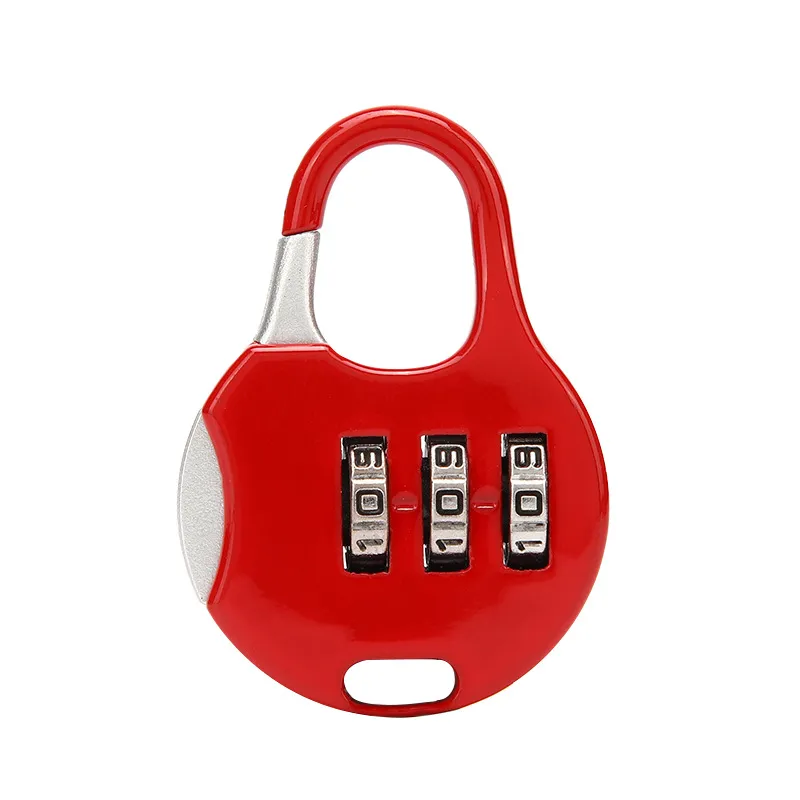 Gym Locks: Round Dial 4 Number Combination Padlock, Heavy Duty Security ...