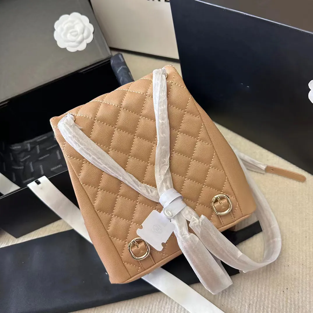 Luxury Designer Genuine Leather Backpack Bags Women Handbag Classic ...