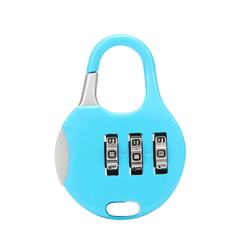 Gym Locks: Round Dial 4 Number Combination Padlock, Heavy Duty Security ...