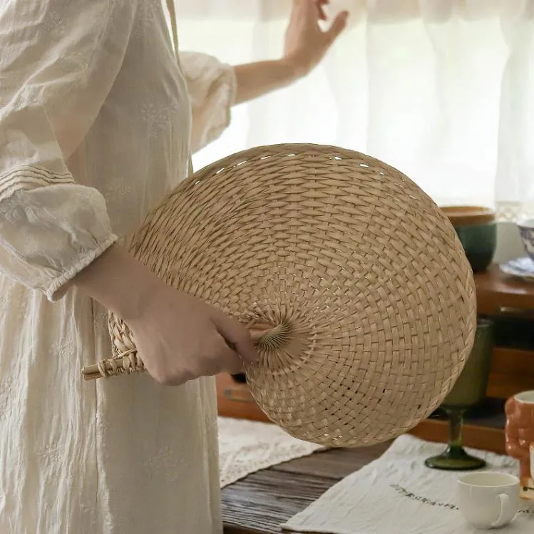 Party Favor Hand Fans Hand Made Fan Rattan Decoration... From ...