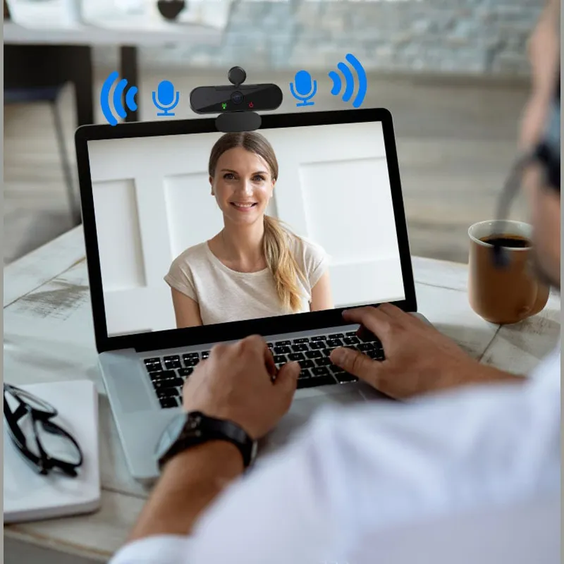 DHgate.com:2K HD Computer Webcam with Microphone for Live Streaming ...