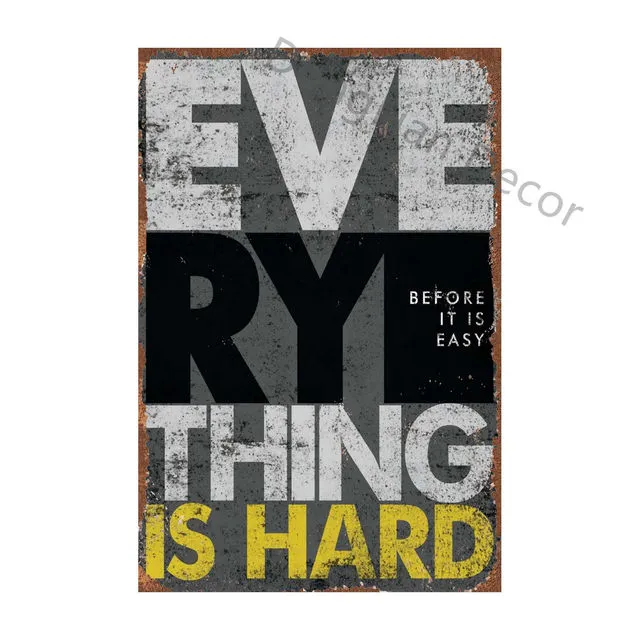 DHgate.com:12 Rules For Life Quote Metal Sign Plaque Metal Vintage ...