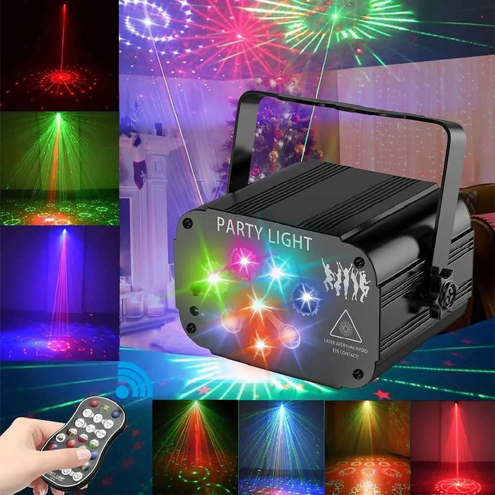 DHgate.com:Party Strobe Lights Sound Activated RGB Projector - Mini ...