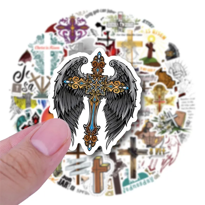 Christian Car Stickers: Classic Cross Stickers Religious Bible Decals ...