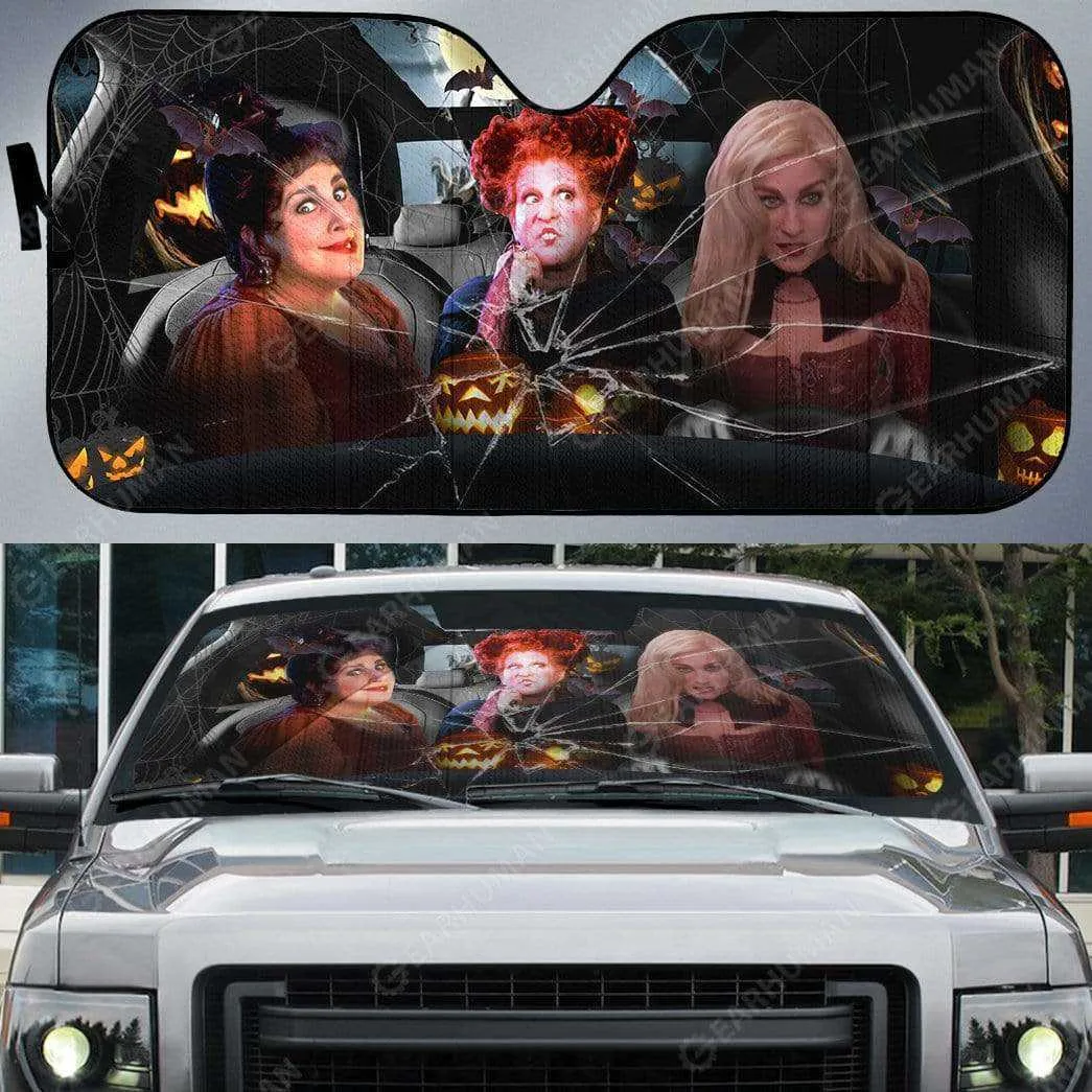 Hocus Pocus 2024 Car Windshield Sun Shade |Sanderson Sisters Sunshade ...