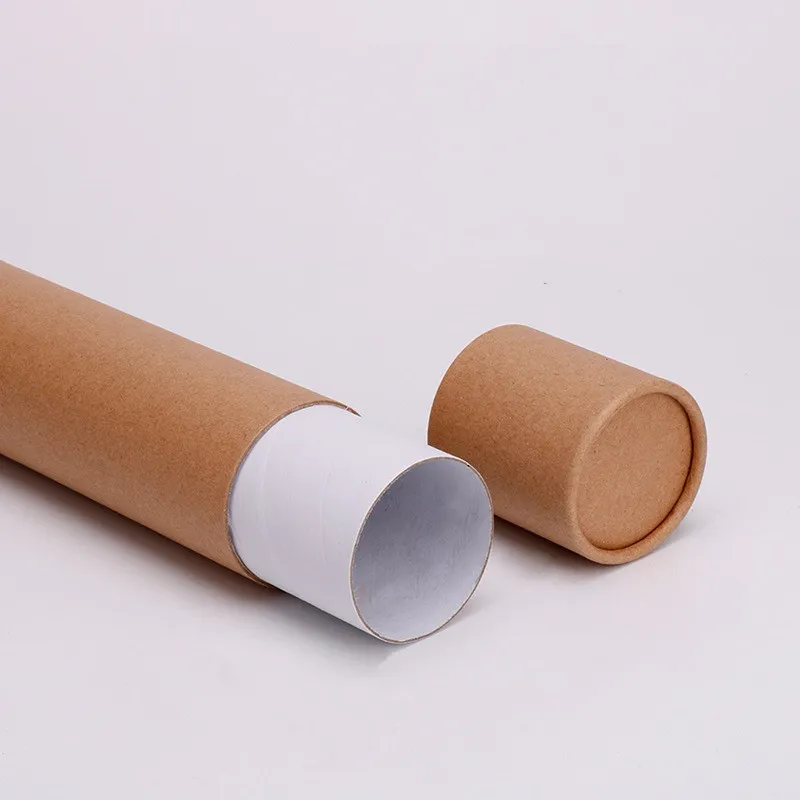 Large Kraft Paper Cardboard Canister Packaging: 200/250g Round ...