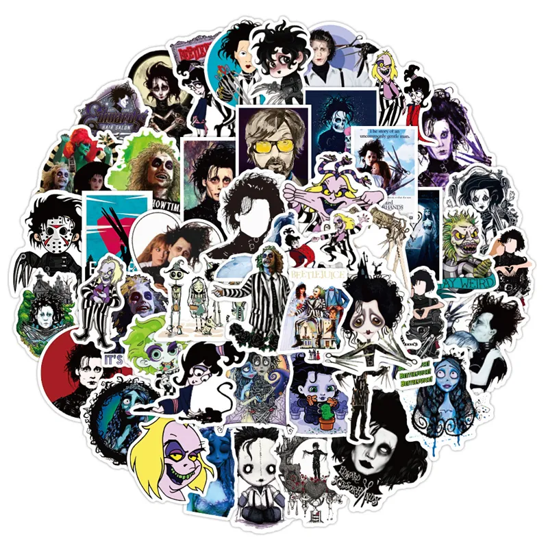 Classic Movie Edward Scissorhands Stickers Tim... From Animetravel, $2. ...