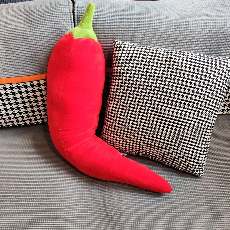 Kawaii Simulation Chili Toy Big Soft Plush Red Beauty Chili Doll Giant ...
