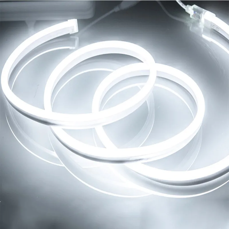 Neon LED Strip Lights Flexible Rope 110V/220V PVC LED Strips For Indoor ...
