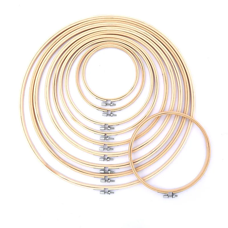 DIY Embroidery Hoop Techy Hit Tools With Bamboo Frame For Cross Stitch ...