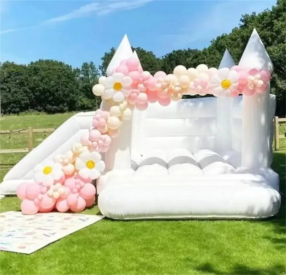 Wholesale Commercial Inflatable Castle Wedding Bounce House With Dry ...