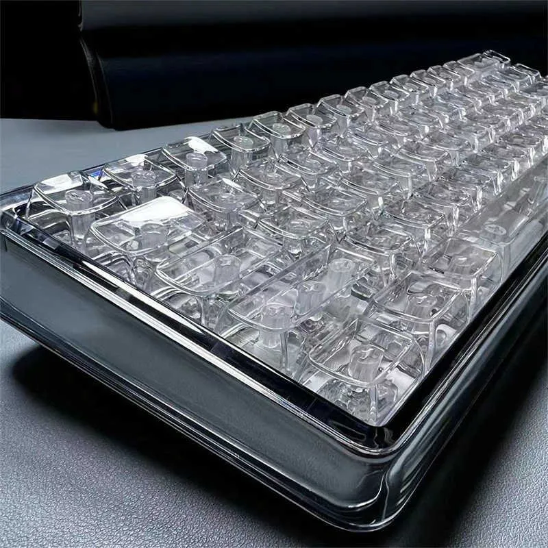 Crystal Clear Transparent Keycaps for Mechanical Keyboards, Cherry ...