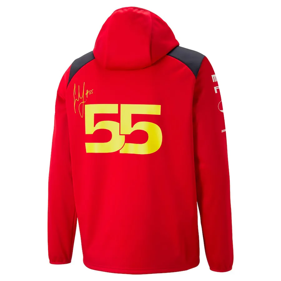 2023 New Formula 1 Hoodie Jacket F1 Team Red Softshell Jacket Official ...