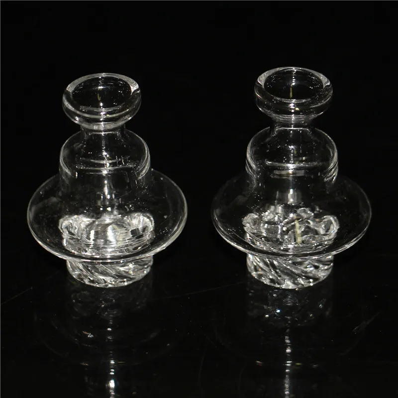 Bongs Pieces Colored Glass Carb Cap Quartz Cyclone Spinning Bubble Cap ...