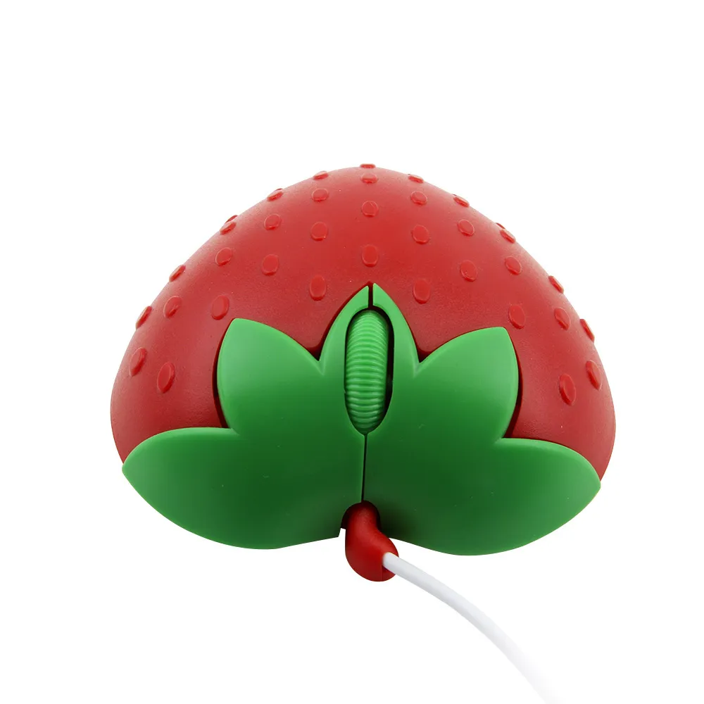 Cute Computer Mice: Ergonomic Strawberry Design Mouse, Pink PC Optical ...