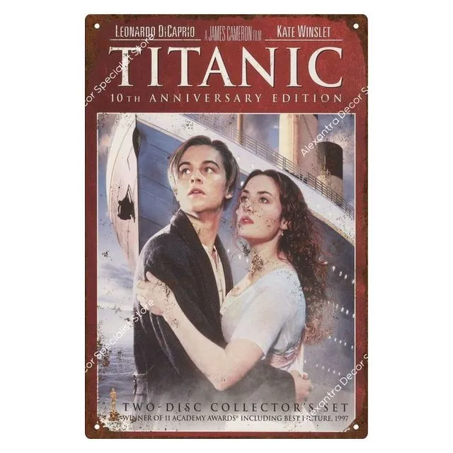 Metal Movie Poster Plaque Vintage Tin Sign Wall Decor For Man Cave ...