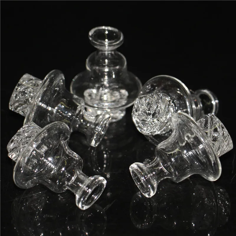 Bongs Pieces Colored Glass Carb Cap Quartz Cyclone Spinning Bubble Cap ...