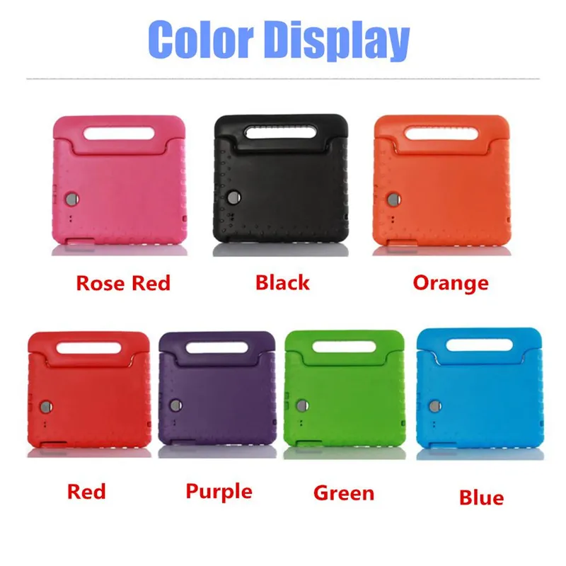 Kids Shockproof IPad Case With Handle EVA Foam Protective Cover For ...