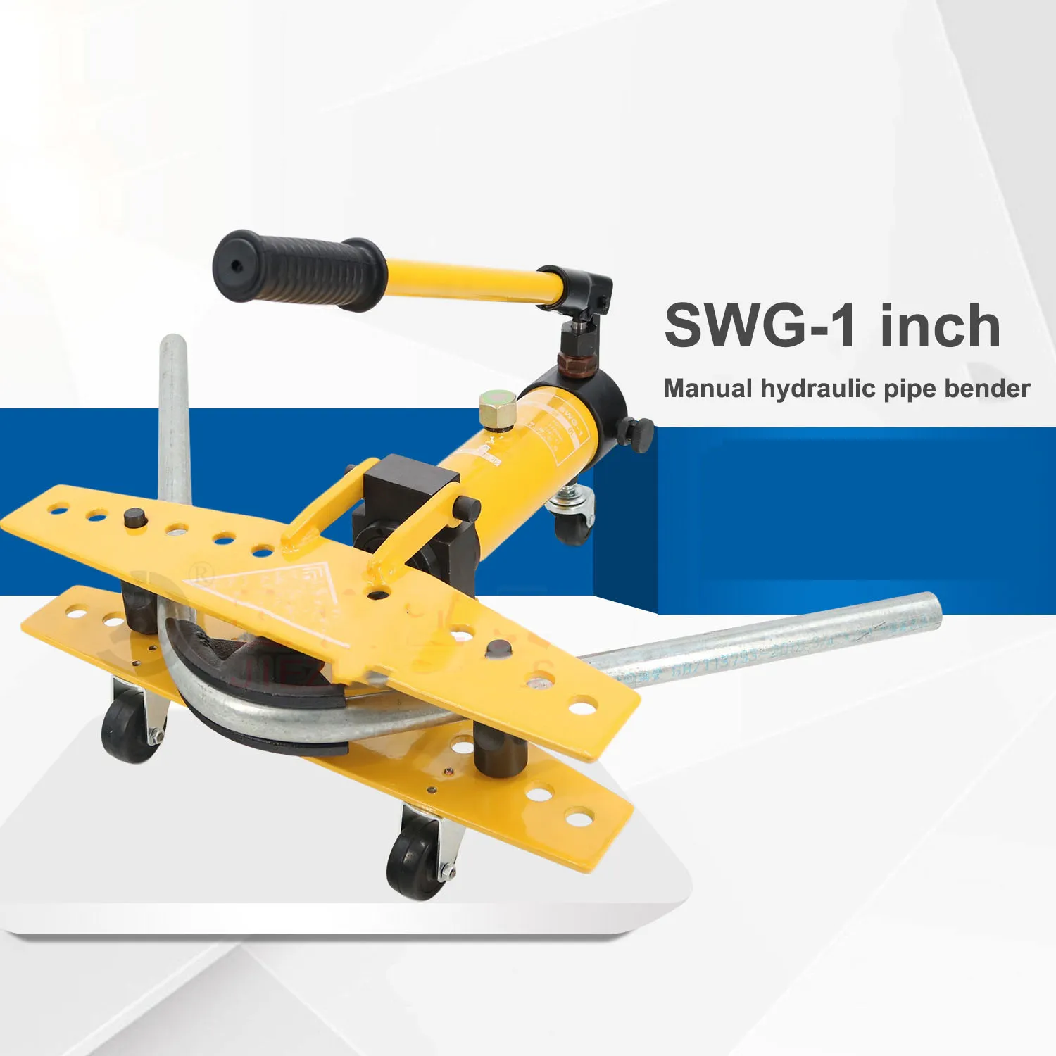 SWG 1 Integral Manual Hydraulic Pipe Bender Kit 10 Ton Multifunction ...