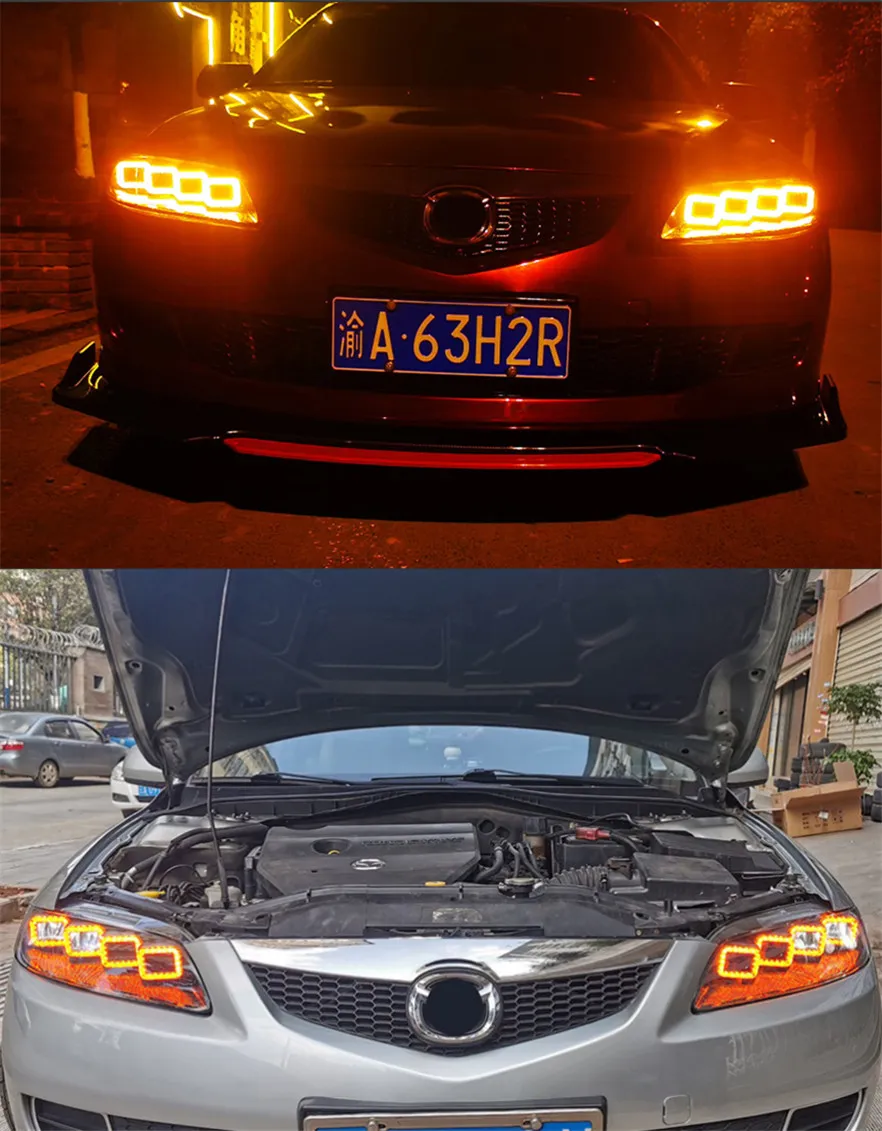 Premium LED Headlights: Enhance Your 2004-2015 Mazda 6 with Dynamic DRL ...