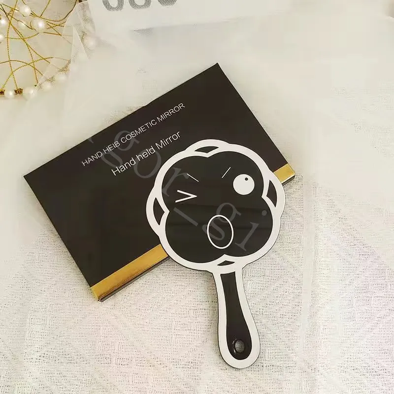 Hand Held Mirrors: Cute Floral & Monkey Print Compact Makeup Mirrors ...