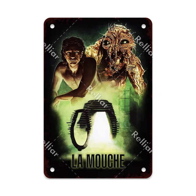 Classic Horror Movie Tin Sign Retro Poster Metal Plate Home Decoration ...