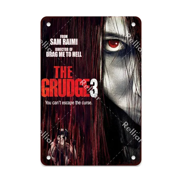 Classic Horror Movie Tin Sign Retro Poster Metal Plate Home Decoration ...