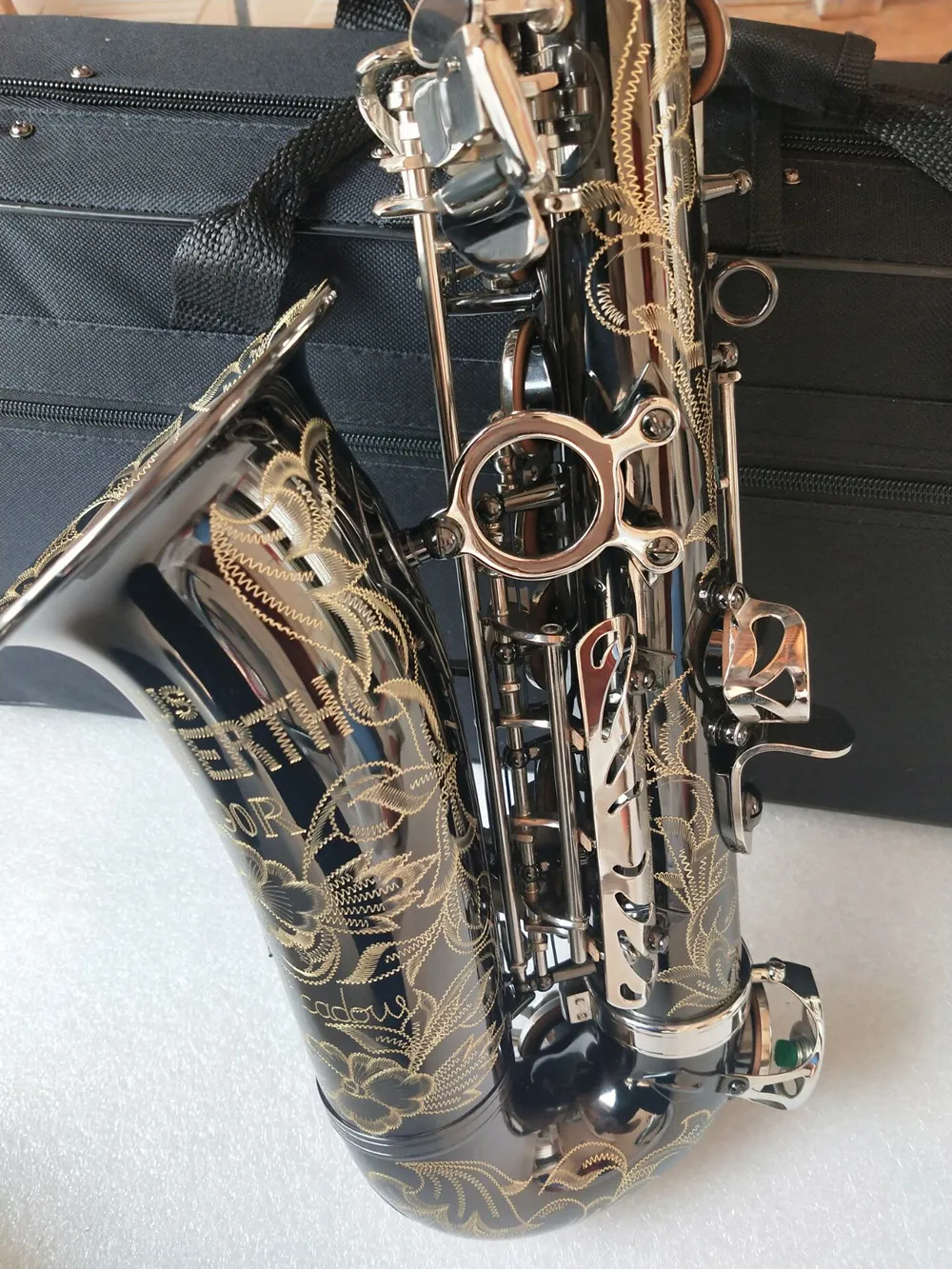 Eb Alto Saxophone: Professional Alto Saxophone With Black Nickel Finish ...