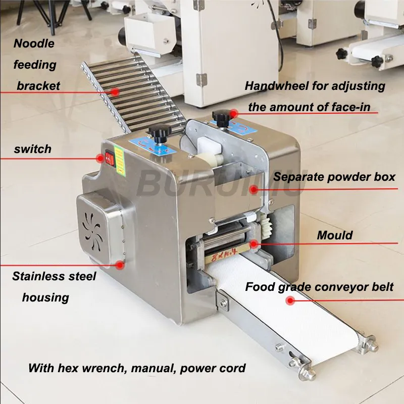 Commercial Electric Dumpling Wrapper Maker With Skin Slicer And Rolling ...