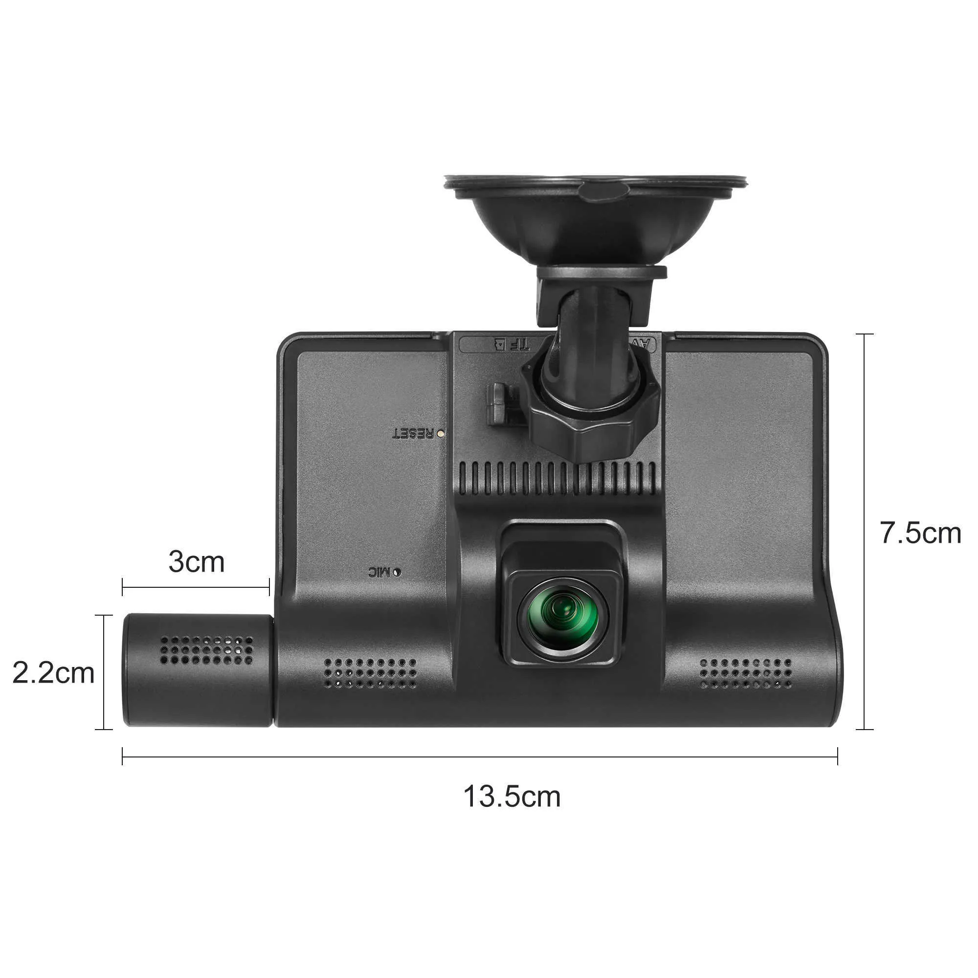 Update 4 In Touch Screen Car Video Recorder Dash Cam Blcak Box IPS ...