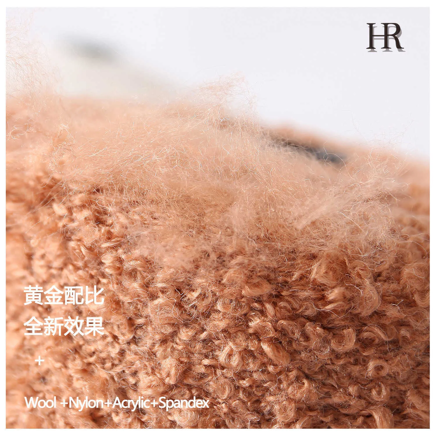 500g Soft Plush Knitting Yarn - Bulky Wool Acrylic Blend for Sweaters ...