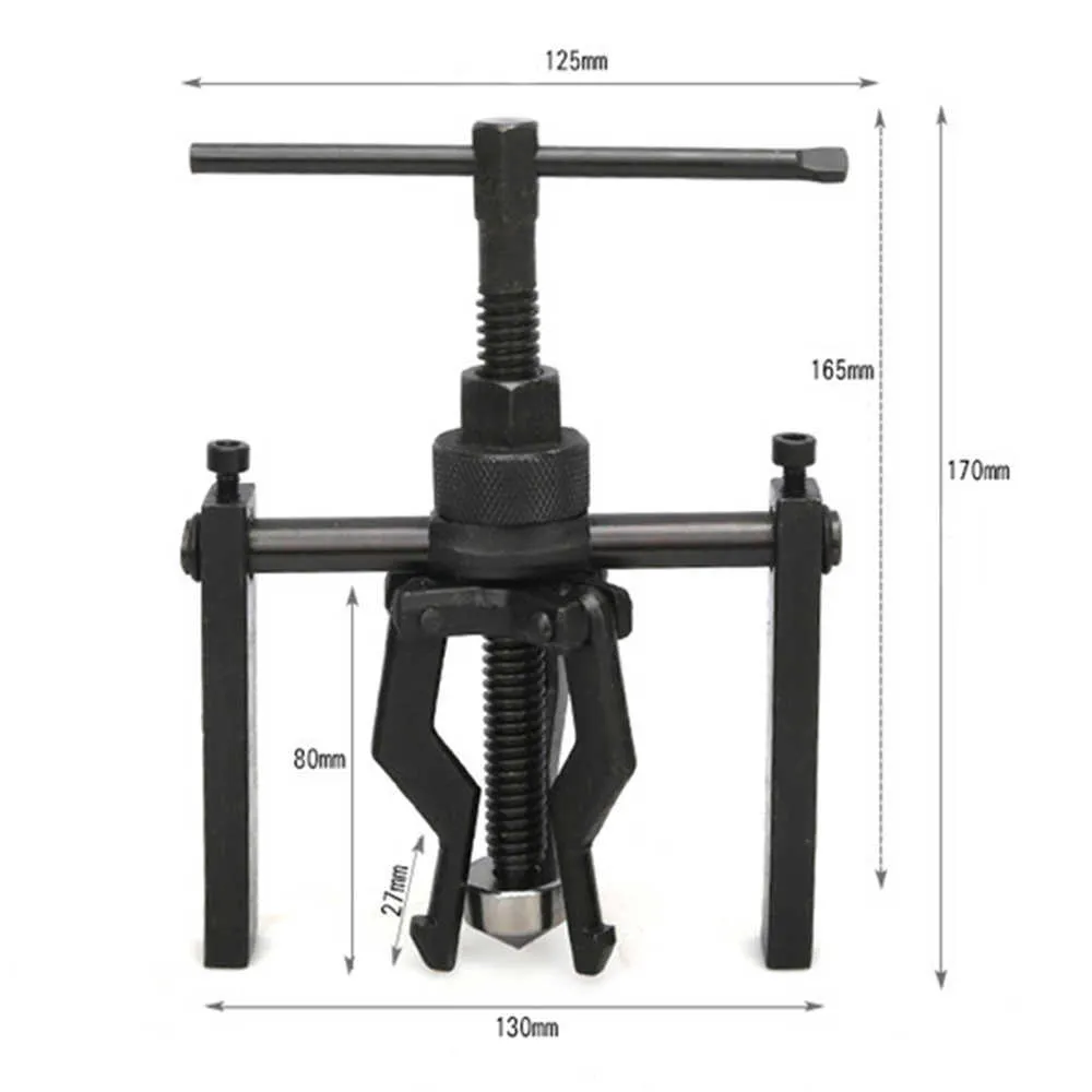 Bearing Remover Puller Tool 3 Jaw Inner Puller Gear Extractor Kit For ...
