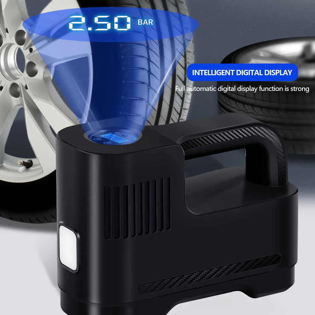 150 PSI Portable Auto Air Compressor - Digital 12V Tire Inflator with ...
