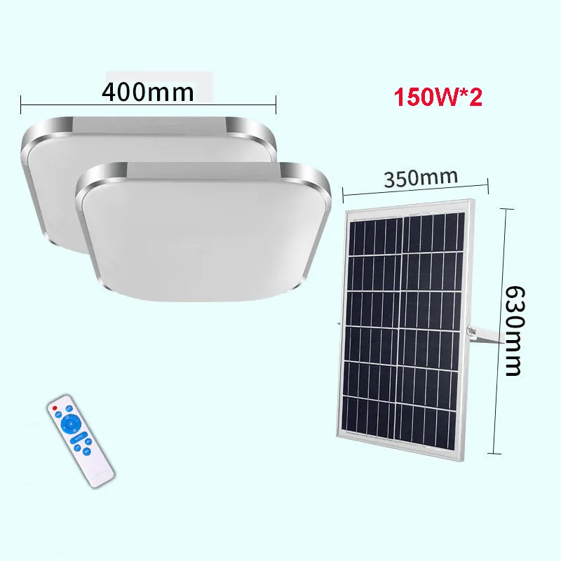 Sea Solar Ceiling Lights Outdoor Indoor Lighting For Garage Garden 100W ...