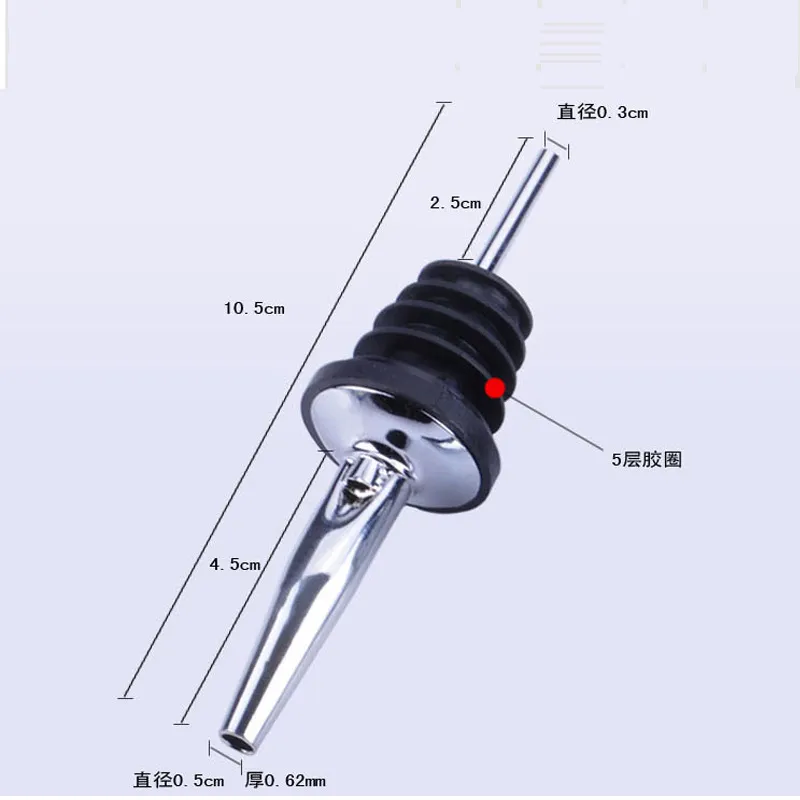 DHgate.com:Exquisite Stainless Steel Wine Pourer & Stopper Set: Drip ...